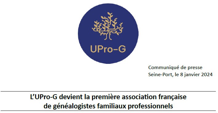 L'UPro-G - première association française de généalogistes familiaux ...